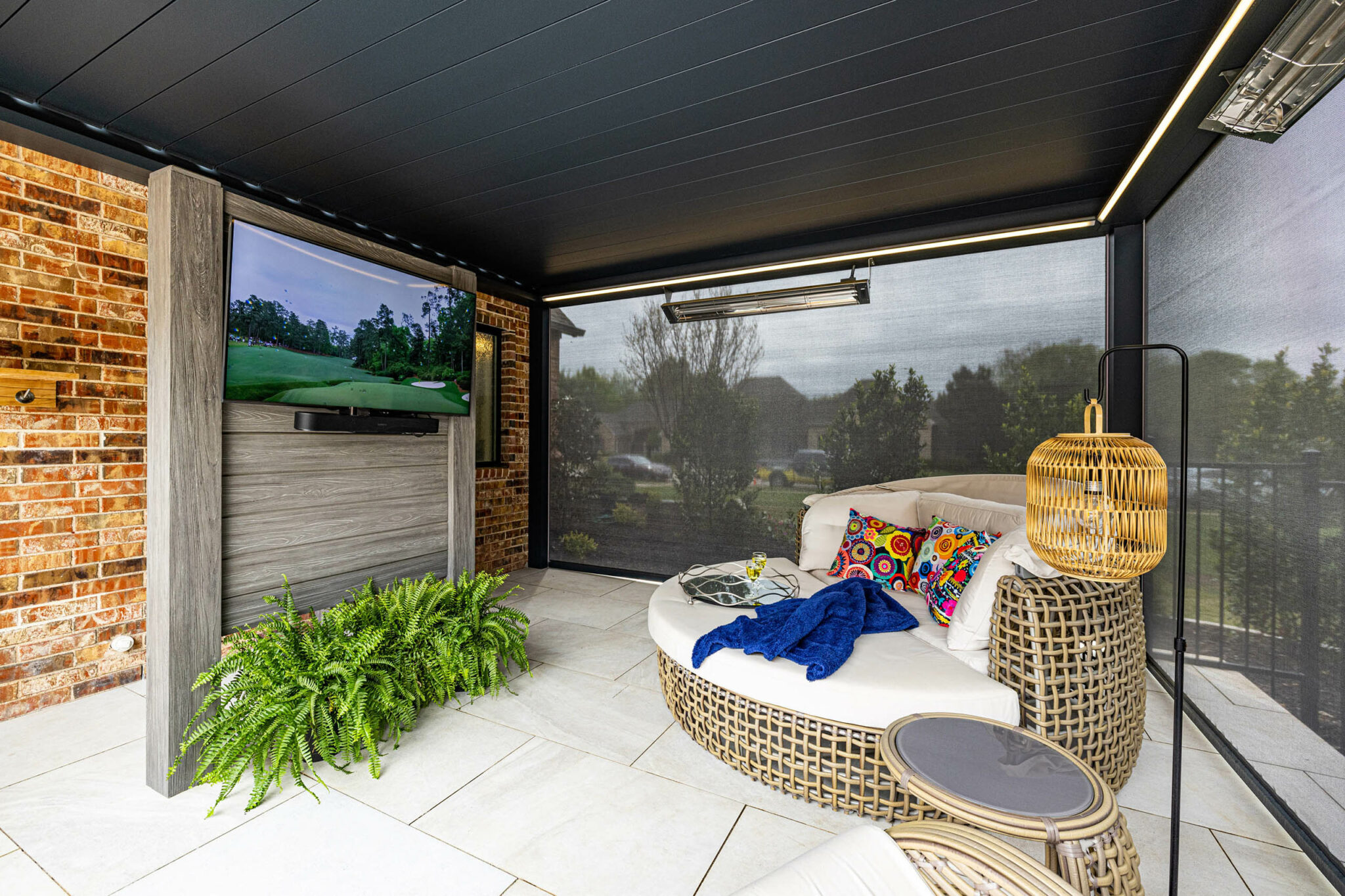 Award-Winning Indoor-Outdoor Pool Cabana in Keller, Texas - Signature ...